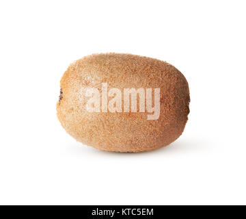 Front view of single kiwi tasty cake, isolated on white background ...