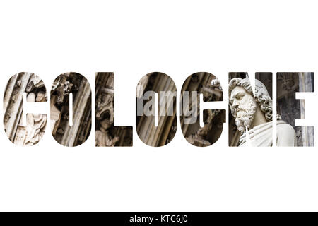 Word COLOGNE inside the Cologne Cathedral Stock Photo - Alamy
