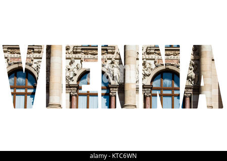 Word VIENNA over traditional symbols Stock Photo - Alamy