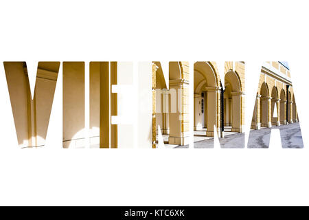 Word VIENNA over traditional symbols Stock Photo - Alamy