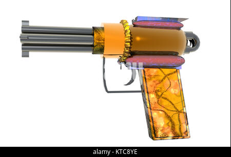 multi-barreled weapon released Stock Photo - Alamy