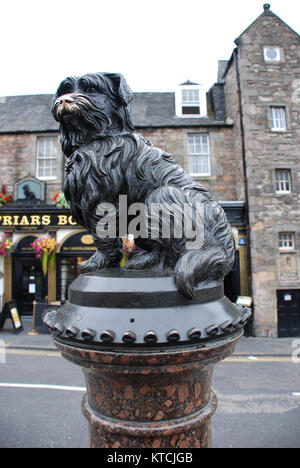 the statue of bobby outside greyfriars kirk edinburgh scotland where ...