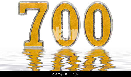 Roman numeral 700, seven hundred, star sky texture imitation, isolated ...