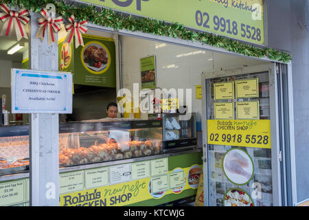 Chicken shop in Sydney,Australia Stock Photo - Alamy