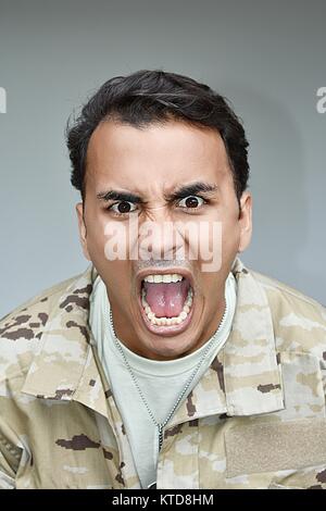An Angry Colombian Male Stock Photo - Alamy
