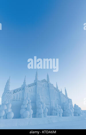 Snow Sculpture Castle Stock Photo - Alamy