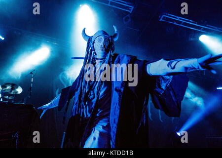 The Canadian industrial music group Skinny Puppy performs a live ...