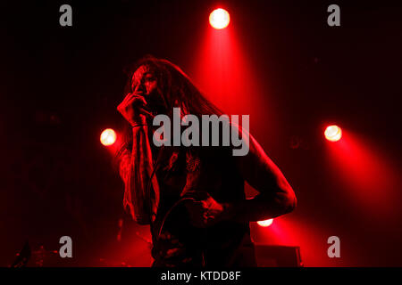 The American death metal band Suffocation performs a live concert at ...