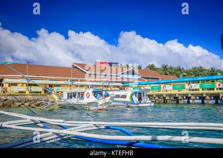 Facade of Caticlan jetty port, Best way to get to Boracay Island, on ...