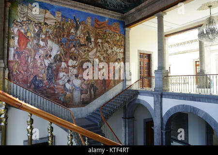Mural, El Castillo de Chapultepec (Chapultepec Castle), Chapultepec ...