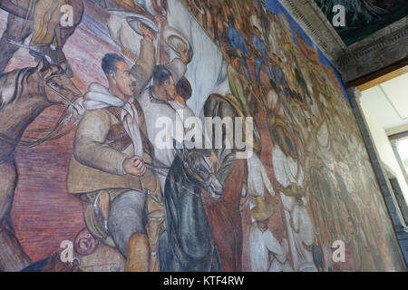 Mural, El Castillo de Chapultepec (Chapultepec Castle), Chapultepec ...