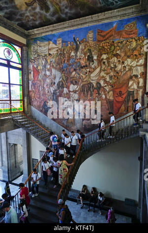 Mural, El Castillo de Chapultepec (Chapultepec Castle), Chapultepec ...