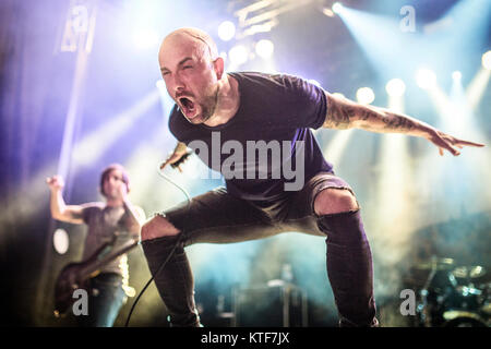 The American Christian metalcore band August Burns Red performs a live ...