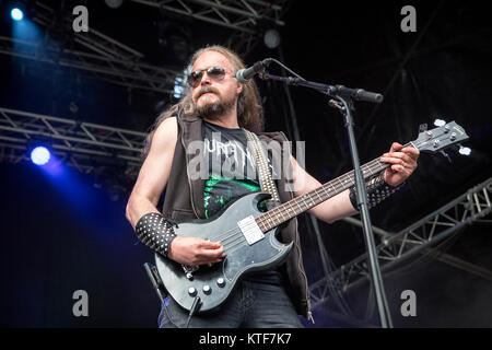 The bassist of the Norwegian black metal band 'Immortal' Apollyon is ...