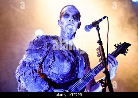 The Polish heavy metal band Behemoth performs a live concert at Stock ...