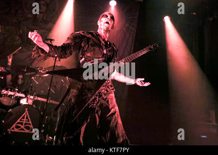 The Polish heavy metal band Behemoth performs a live concert at the ...
