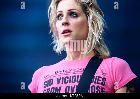 Brody Dalle of The Distillers performs live on the Main Stage during ...