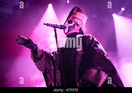 The Swedish doom metal band Ghost performs a live concert at the ...