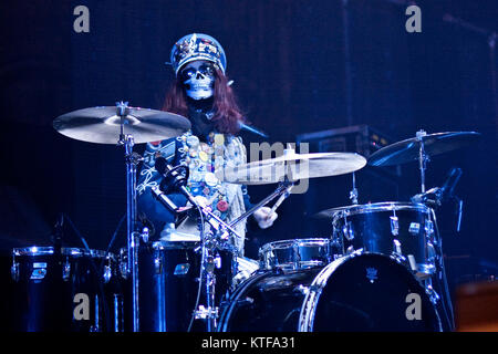Arejay Hale of Halestorm performs on stage at the Civic Hall on March 9 ...
