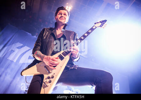 The German speed metal band Helloween performs a live concert at ...