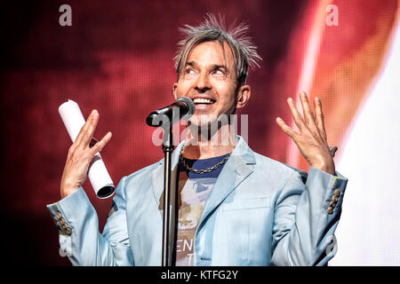 The English singer, songwriter and musician Limahl performs live at the ...