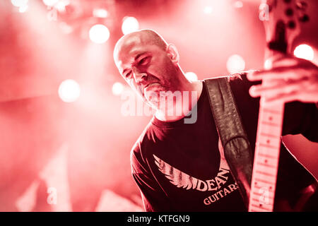 The American death metal band Nile performs a live concert at ...