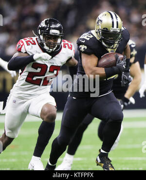Atlanta Falcons strong safety Keanu Neal (22) works during the first ...