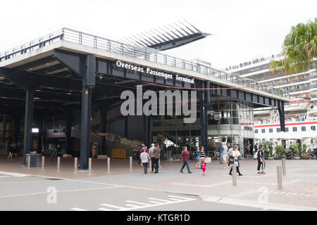 Sydney Circular quay ferry terminal wharves on Sydney harbour from ...