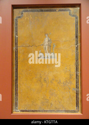 A 1st-century CE Roman fresco from the House of the Bear, Pompeii ...