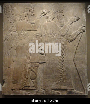 The Assyrian Relief 6, displayed at the Hood Museum of Art, is a ...