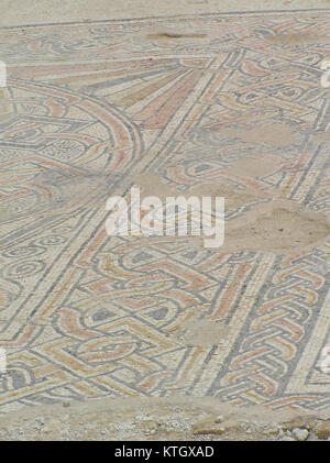 The Beit Kama mosaic, an ancient artwork discovered in Israel, dates ...