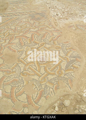 The Beit Kama mosaic, an ancient artwork discovered in Israel, dates ...
