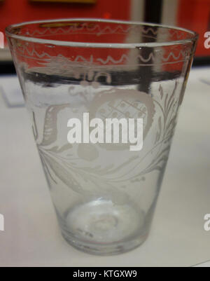 This etching, dating from the 19th century, portrays the Staubbach ...