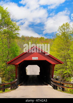 Newfield Covered Bridge, Finger Lakes, Newfield, New York, USA Stock ...