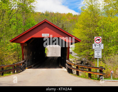 Newfield Covered Bridge, Finger Lakes, Newfield, New York, USA Stock ...