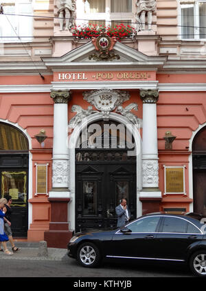 The Hotel Pod Orlem, located in Poland, is a historic hotel known for ...