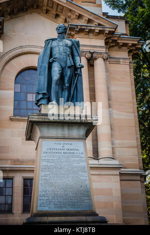 Statue of lieutenant General Richard Bourke, State Library, Sydney, NSW ...