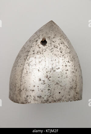 This bascinet helmet, part of medieval European armor, offers ...