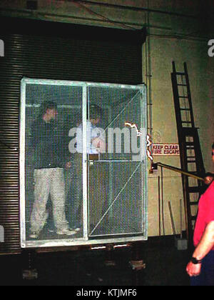 Faraday cage. HIGH VOLTAGE LABORATORY. Test bench to conduct dielectric ...
