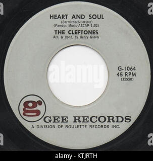 'Heart and Soul' by the Cleftones was a popular single released in 1961 ...