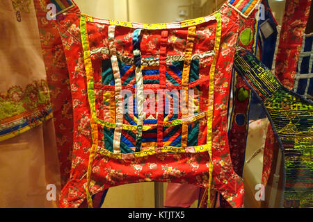 This traditional baby carrier from the Hoklo culture, displayed at the ...