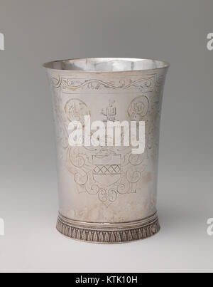 Glass beaker from the MET collection, illustrating the design and ...