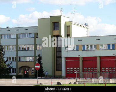 The building of the Szkola Podoficerska PSP (Firefighter NCO School) is ...