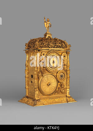 This astronomical table clock, housed at the MET, features intricate ...