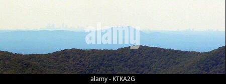 Brasstown Bald is the highest peak in Georgia, USA, standing at 4,784 ...