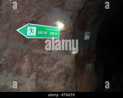 The Wismut Stollen and Tiefer Elbstolln are historical mining tunnels ...