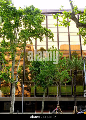 Avinguda Diagonal in Barcelona is a major thoroughfare known for its ...