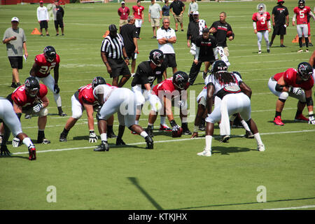 The Atlanta Falcons training camp scrimmage, held in July 2016 ...