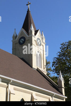 Assumption Church (Dwight, Nebraska) steeple from NW 1 Stock Photo - Alamy