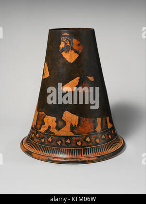 This artifact is a terracotta lebes gamikos, a type of ancient Greek ...